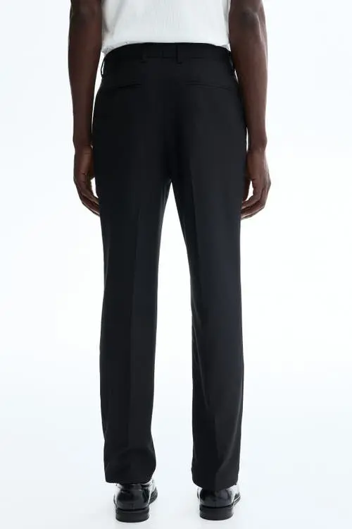 H&M Regular Fit Suit Trousers - Black