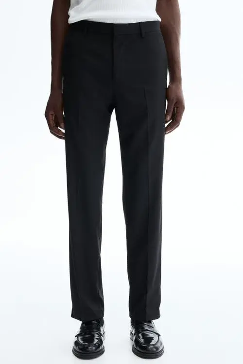 H&M Regular Fit Suit Trousers - Black