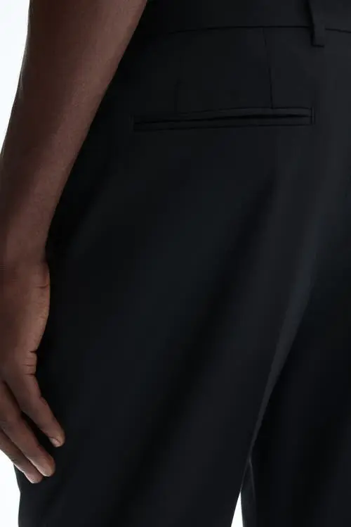H&M Regular Fit Suit Trousers - Black