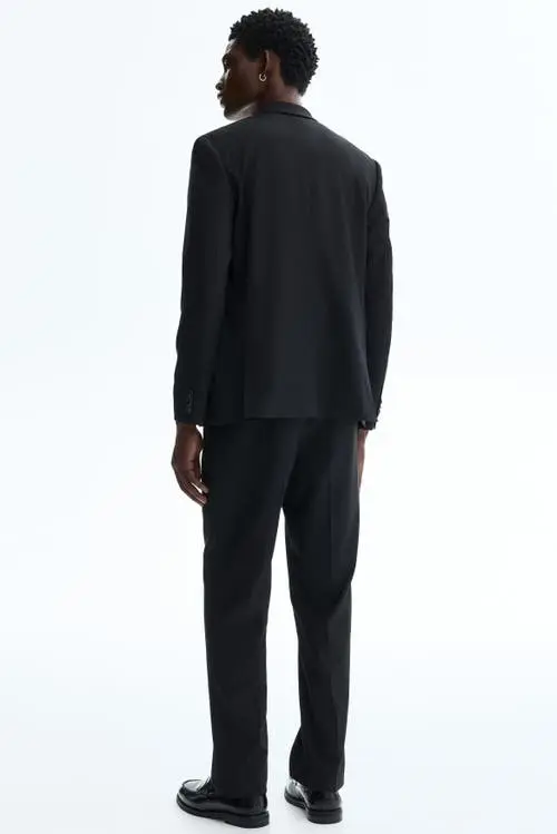 H&M Regular Fit Suit Trousers - Black