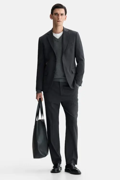 H&m Regular Fit Suit Trousers
