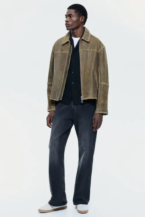 H&m Regular Fit Resort Shirt - Black