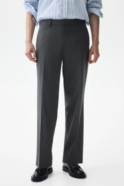 H&m Regular Fit Tailored Trousers