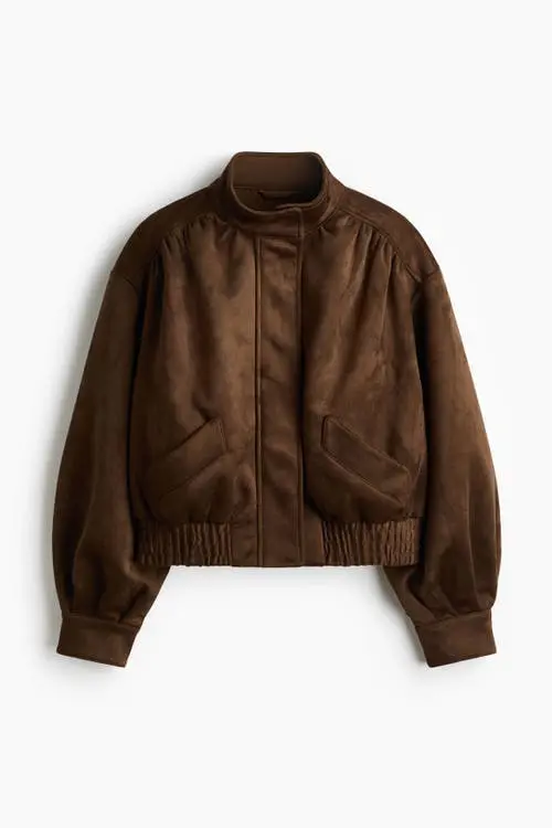 H&M Funnel Neck Balloon Sleeve Jacket