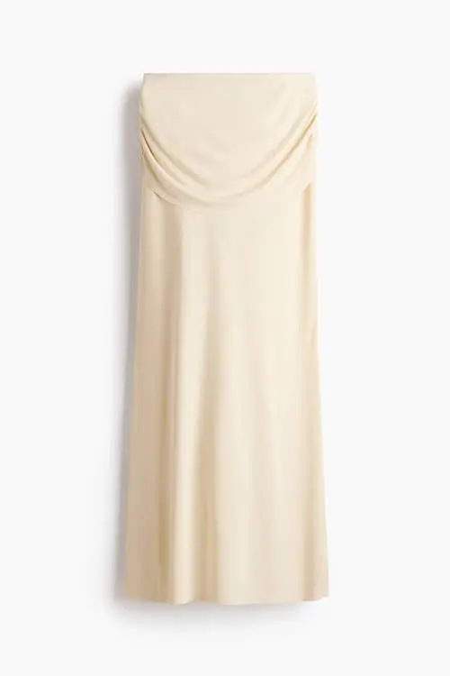 H&m Draped Maxi Skirt