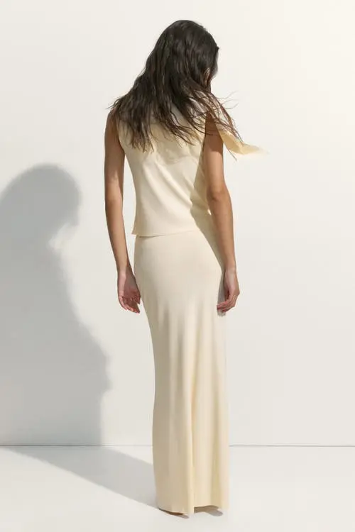 H&m Draped Maxi Skirt