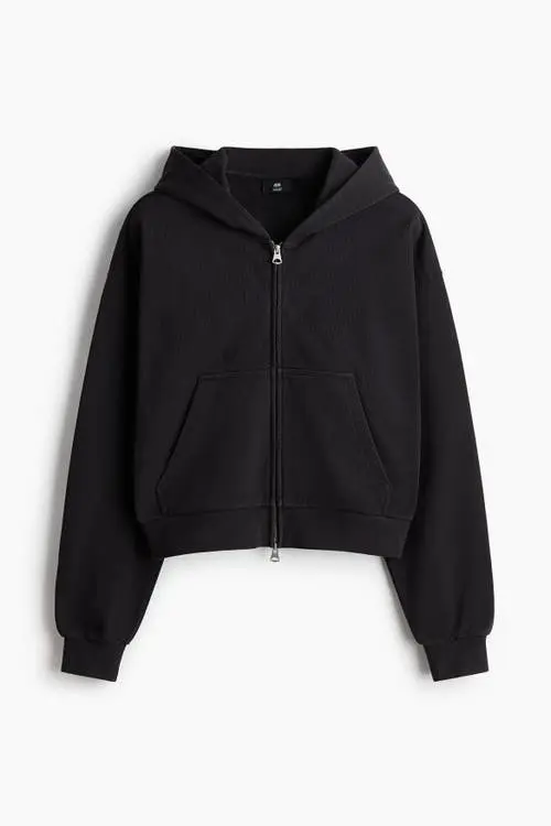 H&m Oversized Fit Zip-through Hoodie