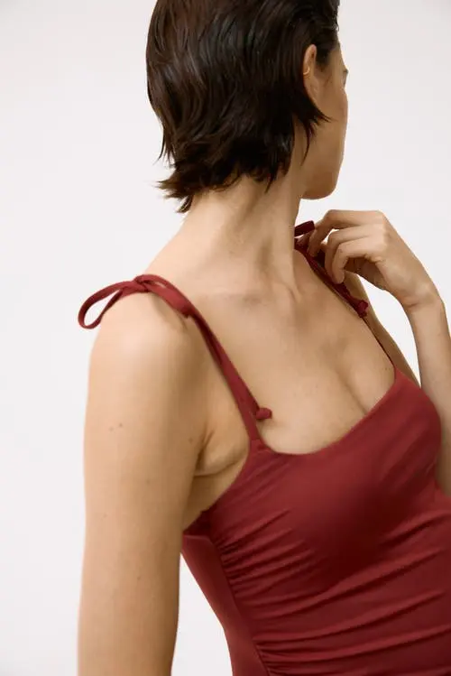 H&m Mama Padded-cup Tie-strap Swimsuit