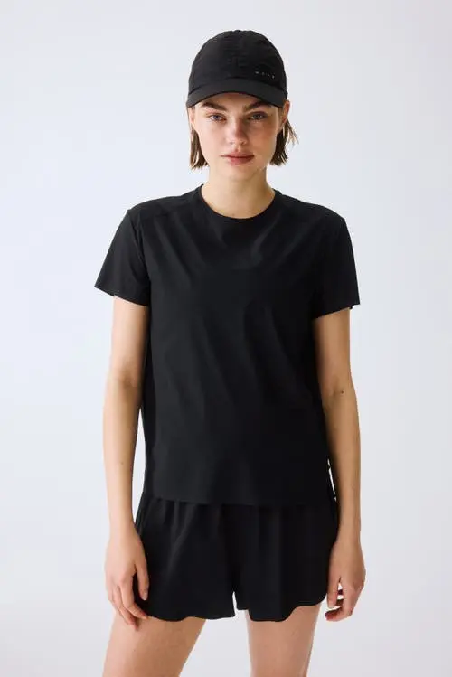 H&m Regular Fit Drymove™ Running T-shirt - Black