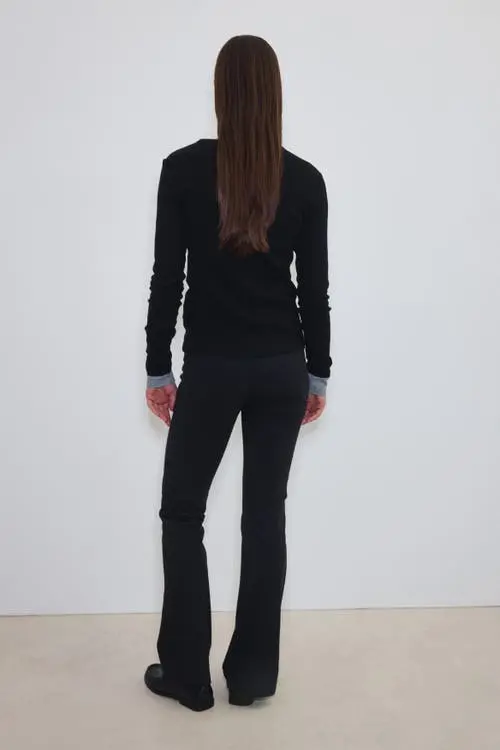 H&m Four-way Stretch Flared Trousers - Black