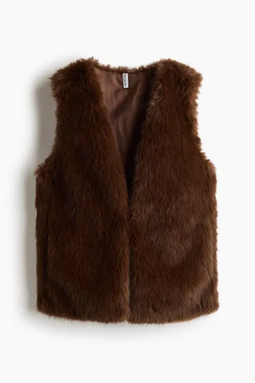 H&m Luxury Faux Fur Gilet