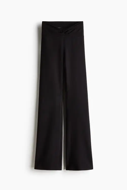 H&m Flared Yoga Leggings With Softmove™ Technology