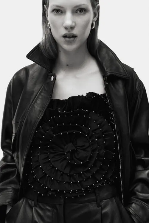H&m Embellished Strappy Top