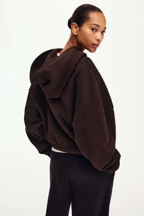 H&M Drawstring Zip-through Hoodie