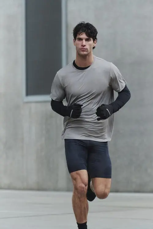 H&m Drymove™ Mesh Sports T-shirt - Beige