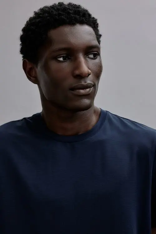 H&M Drymove™ Mesh Sports T-shirt - Dark Blue