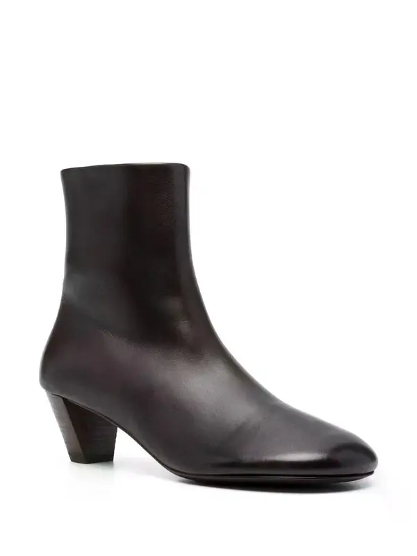 Marsèll Round-toe Leather Ankle Boots