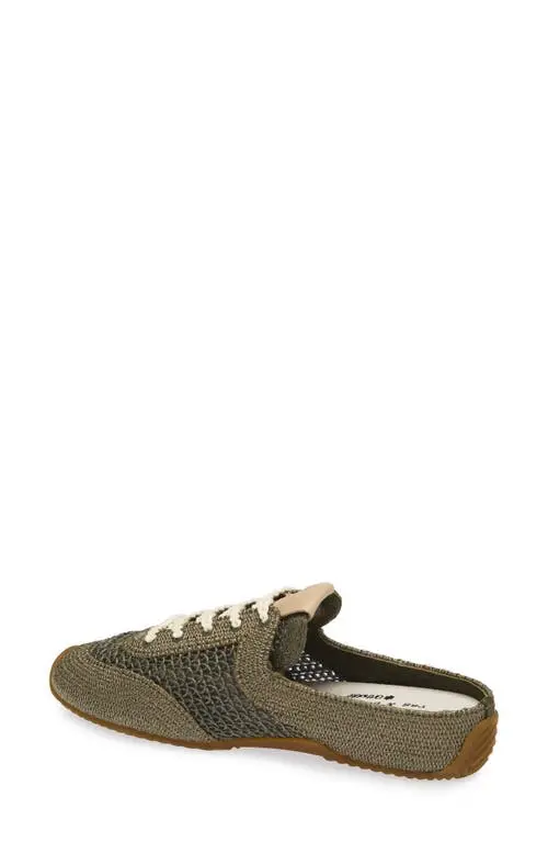 Rag & Bone Retro Runner Slim Ultra Mule - Loden Raffia