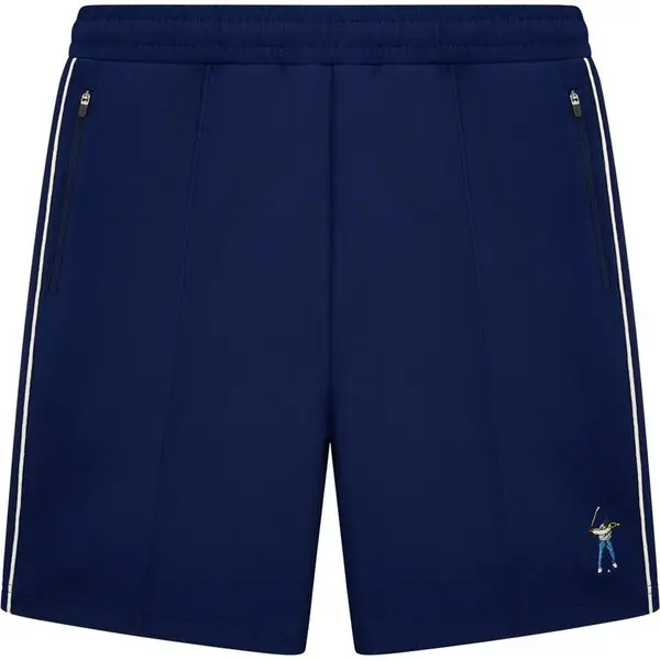 EASTSIDE GOLF Embroidered Track Shorts - Navy