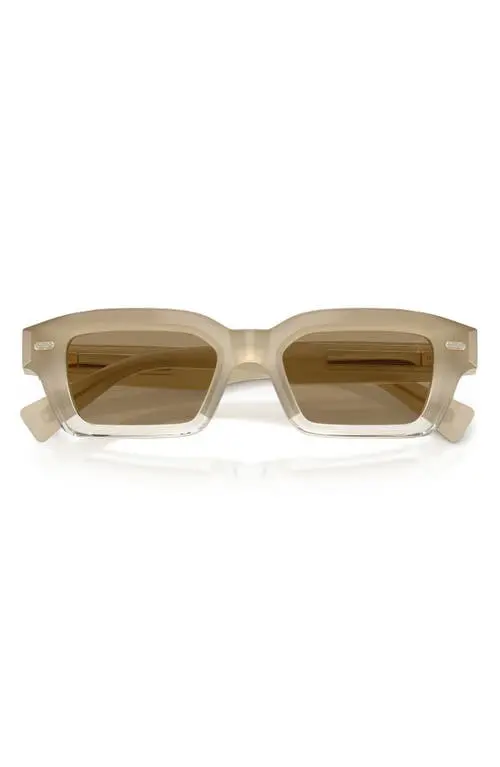 Brunello Cucinelli Rectangular Sunglasses - Hazelnut