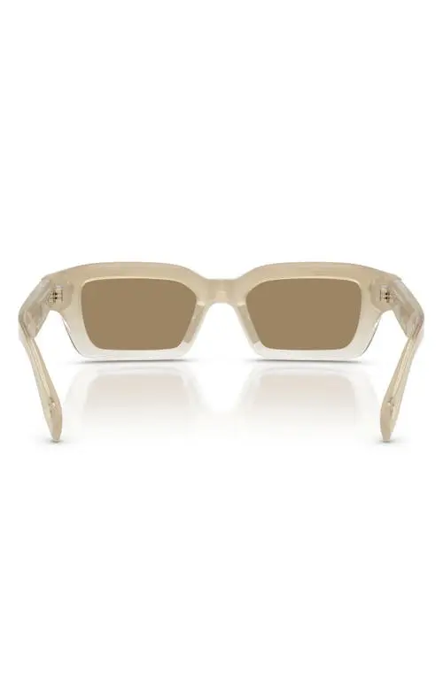 Brunello Cucinelli Rectangular Sunglasses - Hazelnut