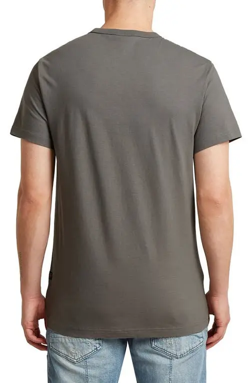 G-star Raw Logo Organic Cotton Graphic T-shirt - Grey
