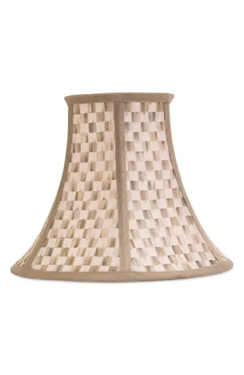 MACKENZIE-CHILDS Check Small Lampshade - Mocha