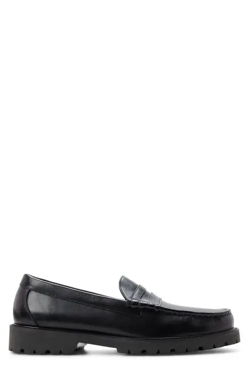 G.H.BASS Hartford Lugged Penny Loafer - Black
