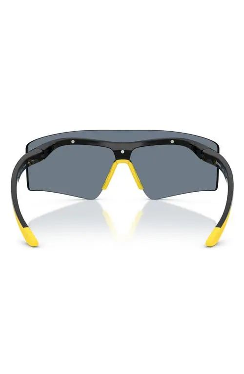 SCUDERIA FERRARI Shield Wrap Sunglasses - Light Blue Silver