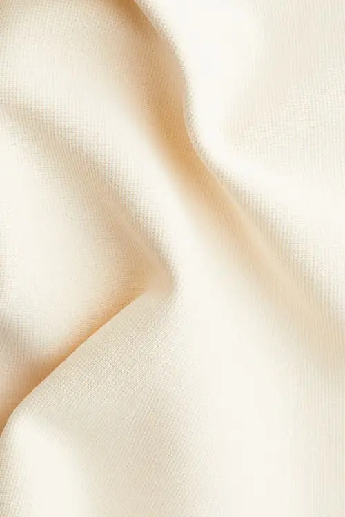 H&m Off-the-shoulder Peplum Top - Cream