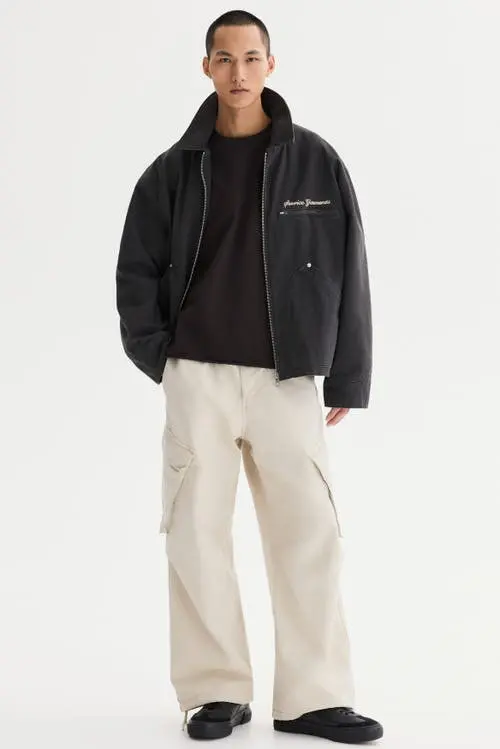 H&m Oversized Fit Boxy-style T-shirt - Black