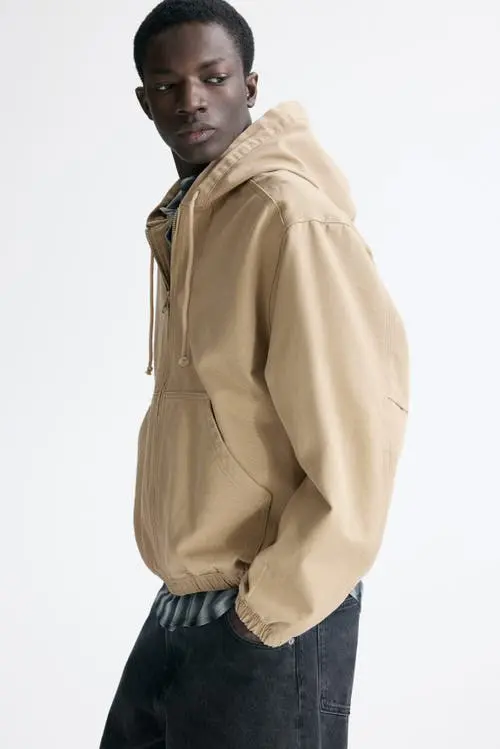 H&M Hooded Workwear Jacket
