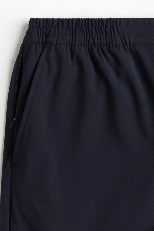 H&m Four-way Stretch Regular Fit Shorts - Navy Blue