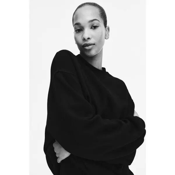H&m Oversized Sweatshirt - Black