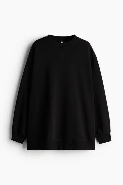 H&m Oversized Sweatshirt - Black