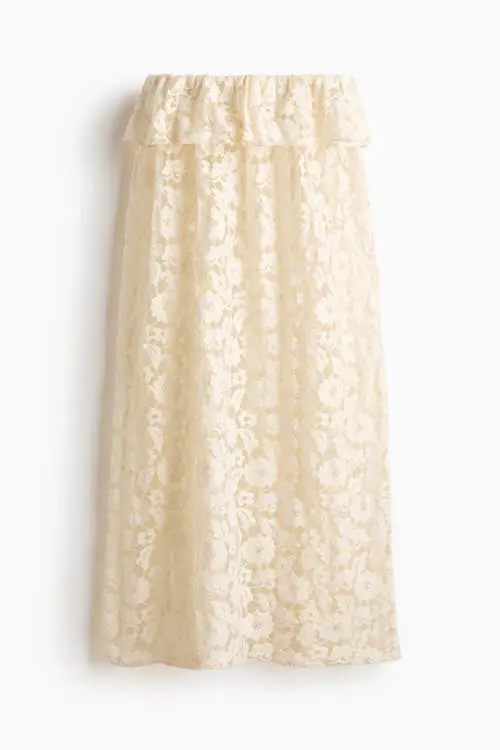 H&m Lace Midi Skirt