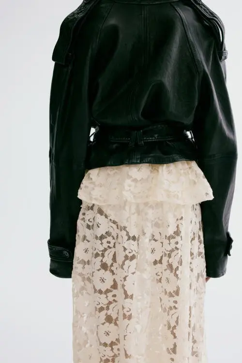 H&m Lace Midi Skirt