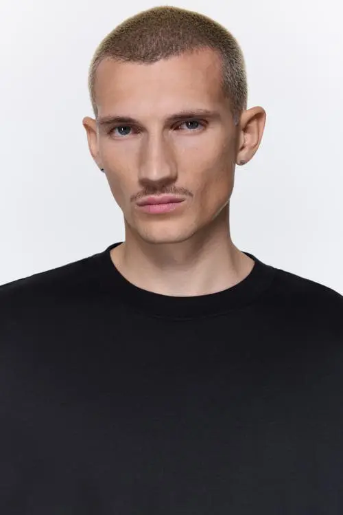 H&m Oversized Fit Interlock T-shirt - Black