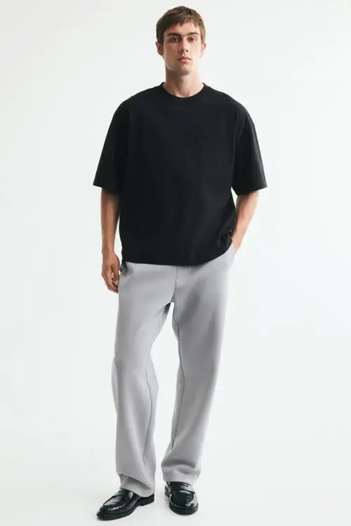 H&M Oversized Interlock T-shirt - Black