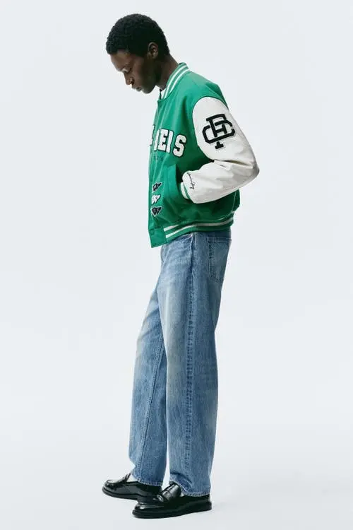 H&m Loose Fit Cotton Denim Jeans