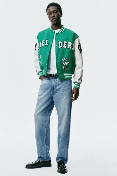 H&m Loose Fit Cotton Denim Jeans