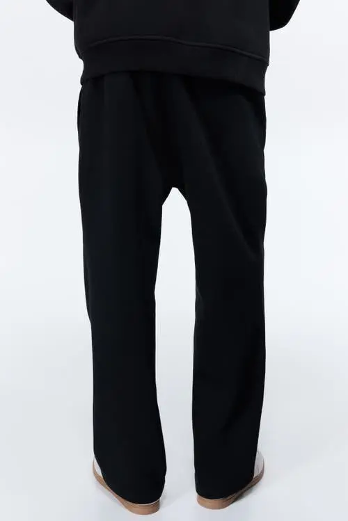 H&m Loose Fit Sweatpants - Black