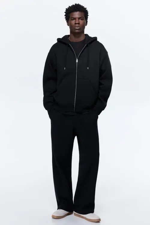 H&m Loose Fit Sweatpants - Black
