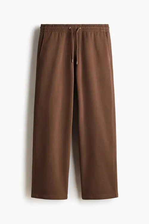 H&m Loose Fit Sweatpants - Brown