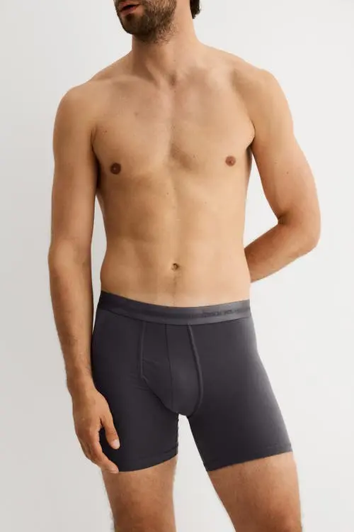 H&m 2-pack Mid Trunks With Lycra