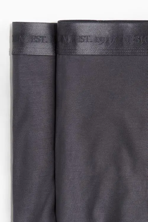 H&m 2-pack Mid Trunks With Lycra