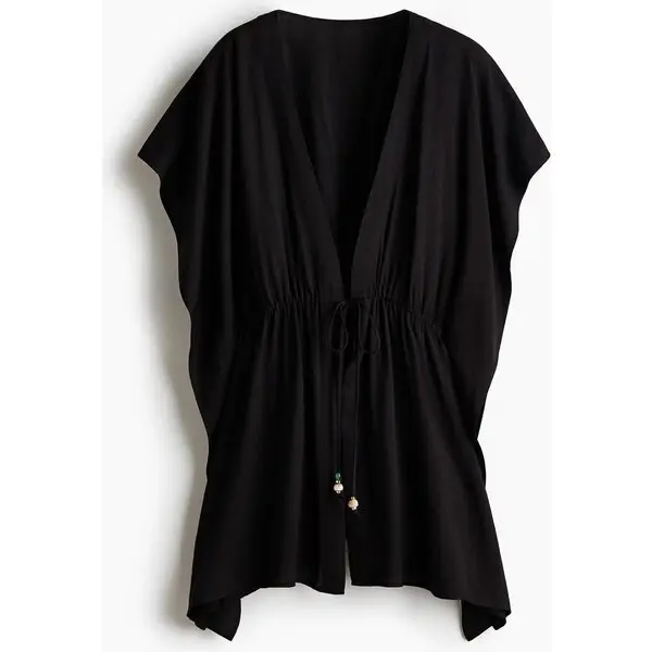 H&m Beach Kaftan Dress - Black