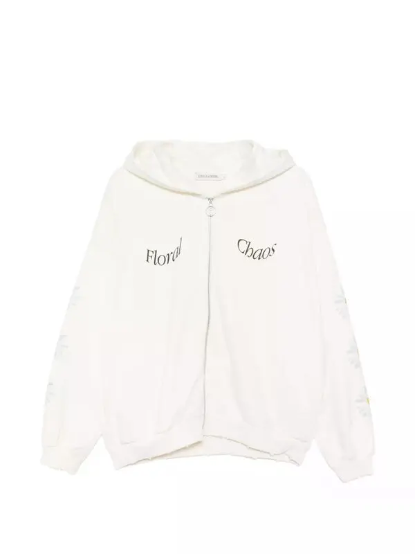 Joshua Sanders Daisy Print Zip-up Jacket