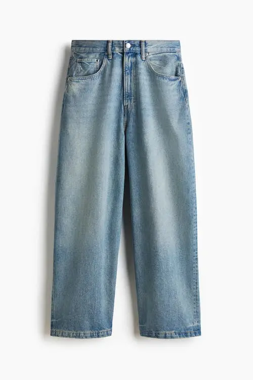 H&m Super Baggy Jeans - Denim Blue