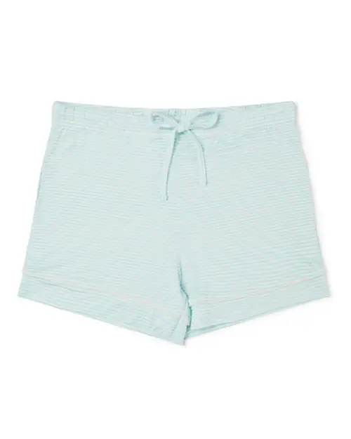MOTETTE Short Sleeve And Shorts Pajama Set - Cloud Stripe